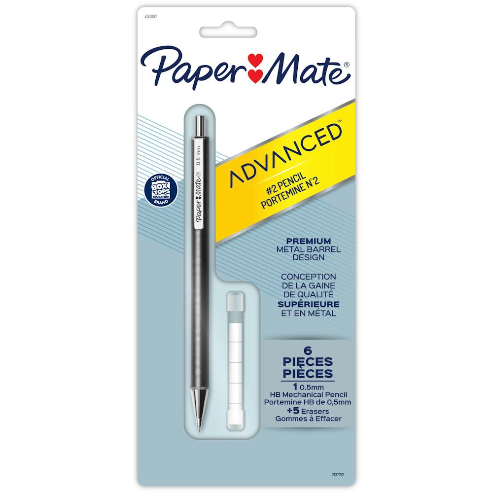 Paper Mate Advanced Mechanical Pencils, 0.5mm, #2 lead | Papermate