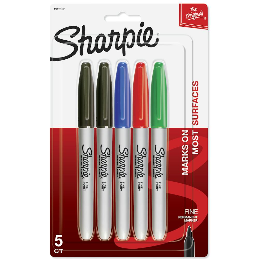 Sharpie Permanent Markers, Fine Point | Sharpie
