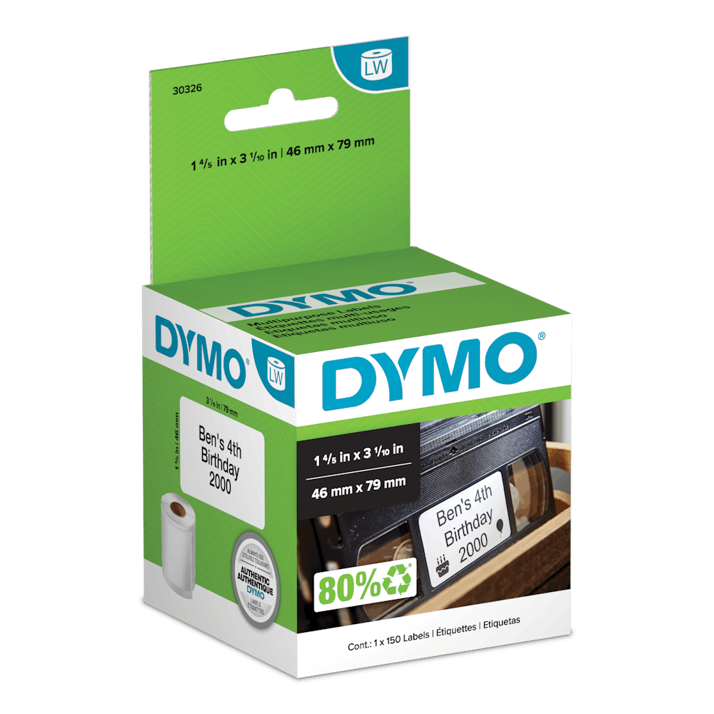 DYMO LabelWriter Video Top Labels | Dymo