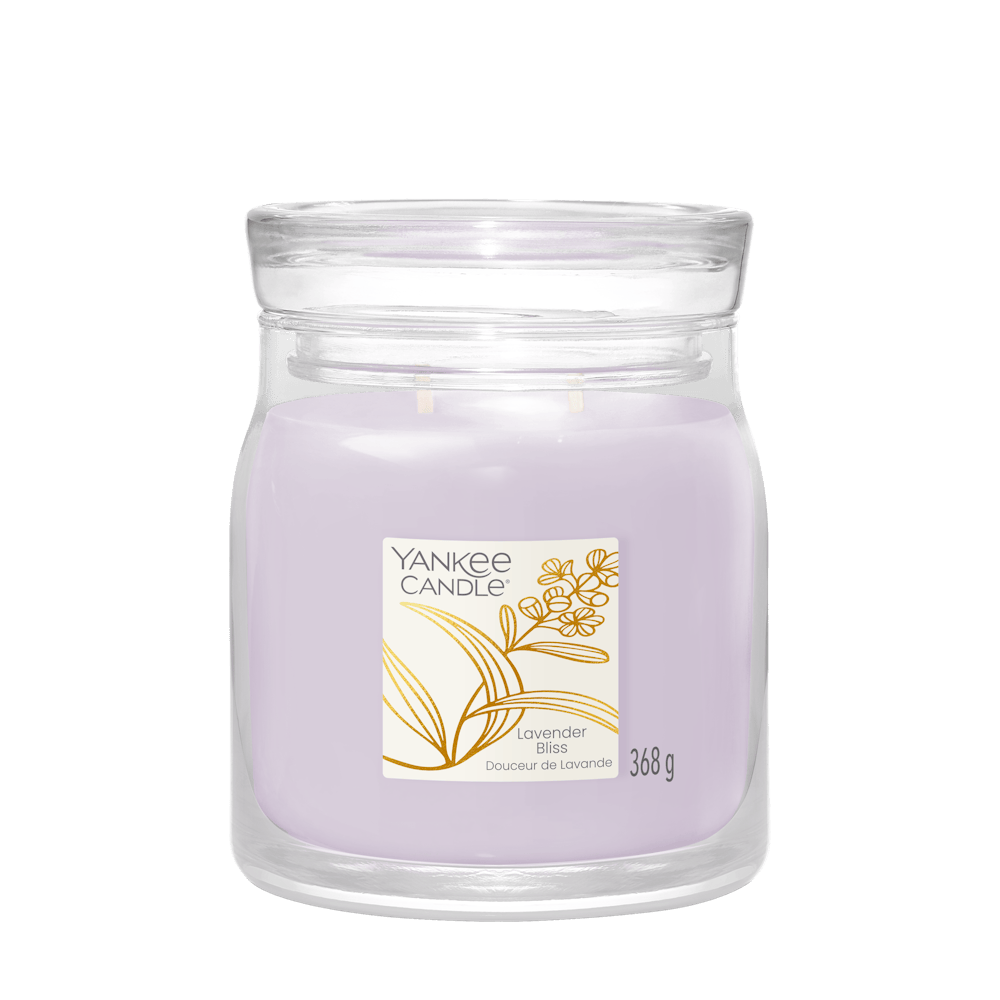 Candela media Signature Lavender Bliss | Yankee Candle