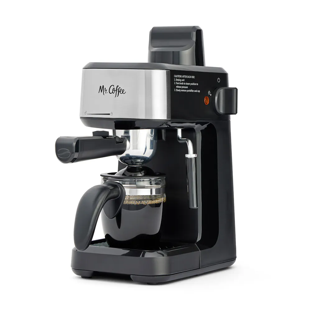Mr. Coffee® 4-Shot Steam Espresso Machine, Cappuccino Maker, and Latte ...