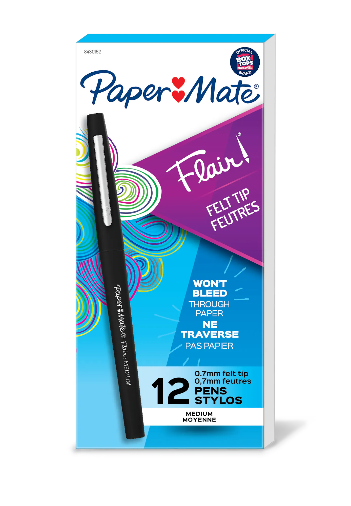 Amazon Felt Tip Pens 12 Pack Felt Tip Pens - Medium Point (0.7mm ...