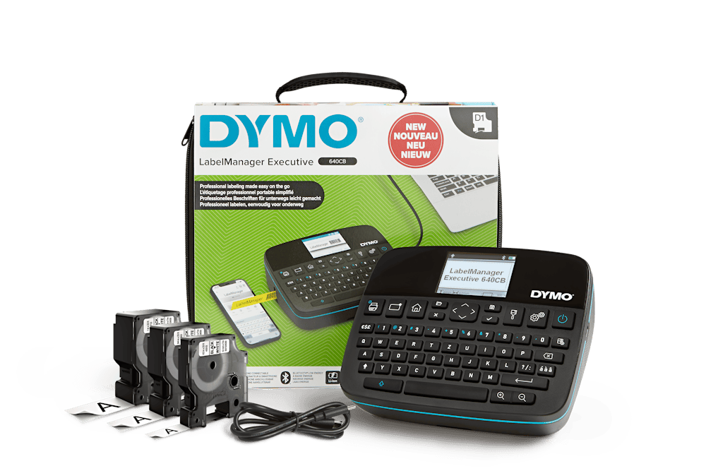 DYMO® LabelManager™ Executive 640 CB Kofferset QWZ-Tastatur | Dymo DE