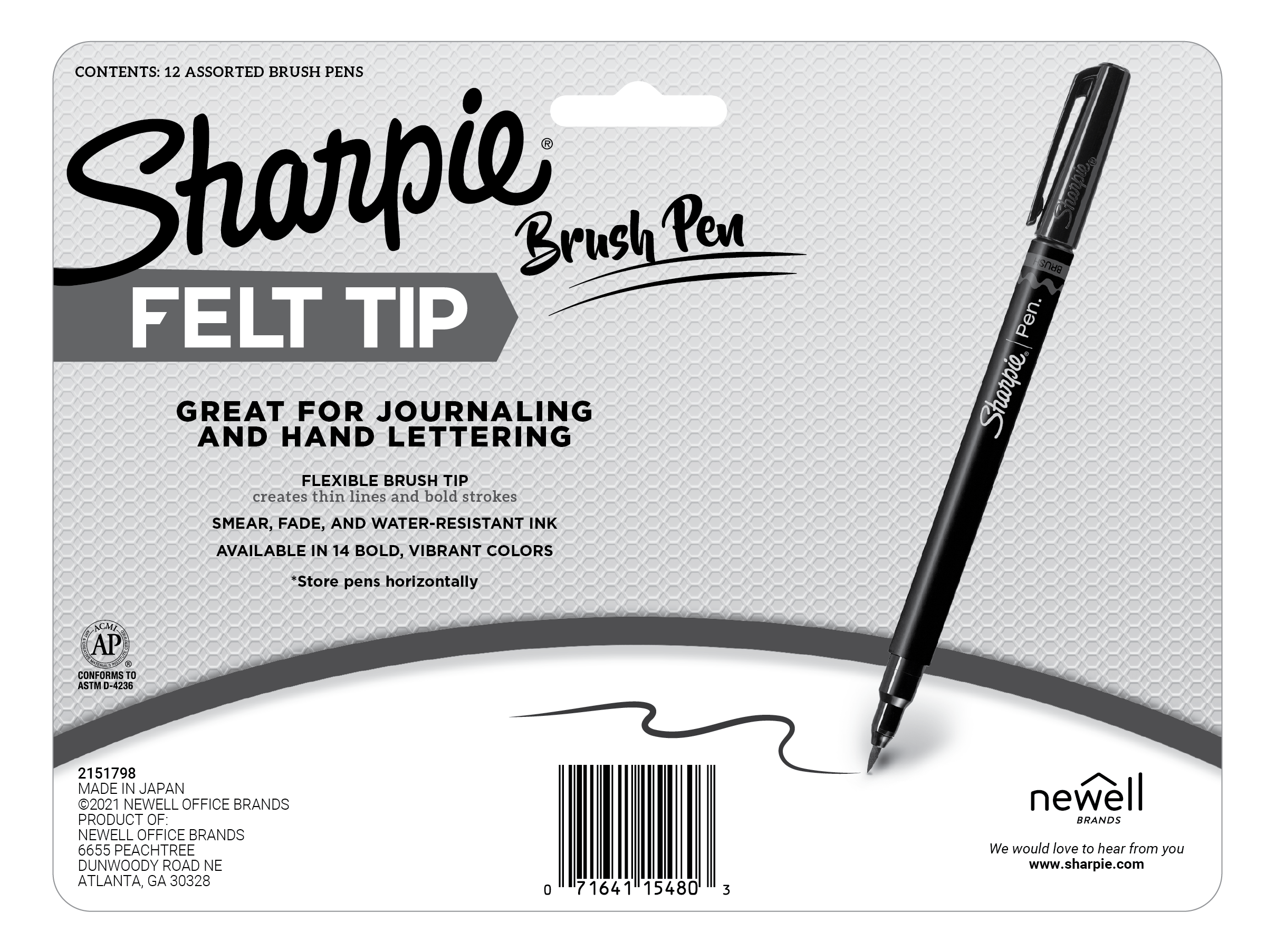 Sharpie Brush Tip Pens Sharpie