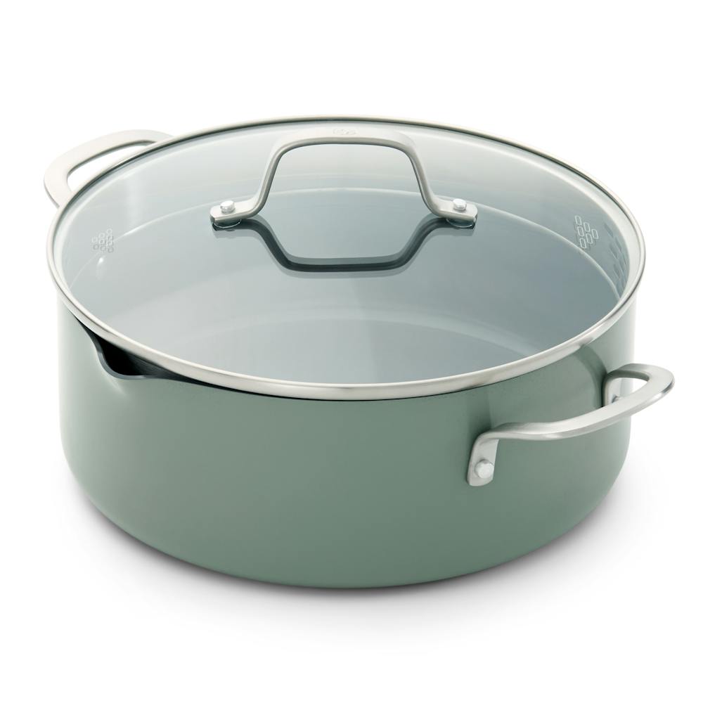 Calphalon® Ceramic Nonstick 5-Qt. Dutch Oven with Lid, Silver Ash ...