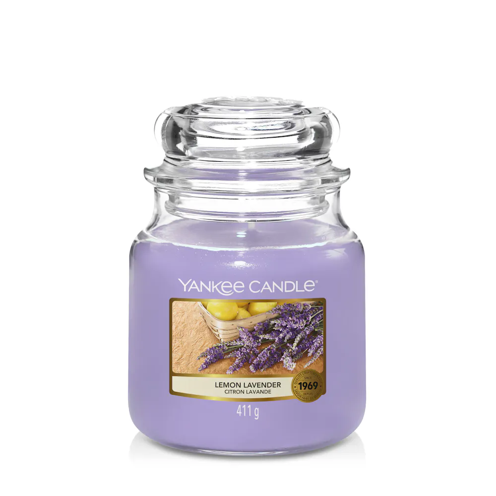 Lemon Lavender Original Medium Jar Candle | Yankee Candle