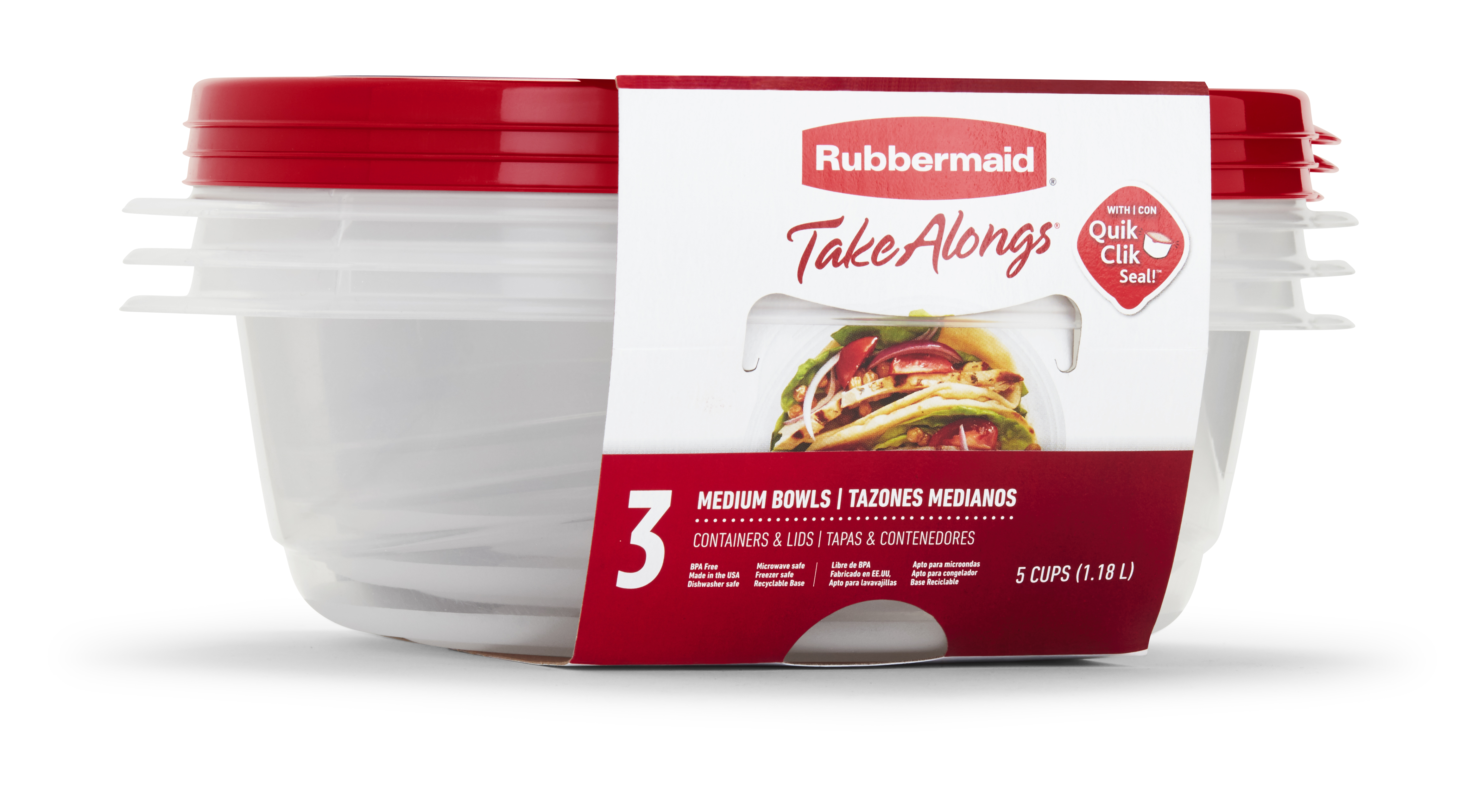 TakeAlongs Bowl Food Storage Containers Rubbermaid