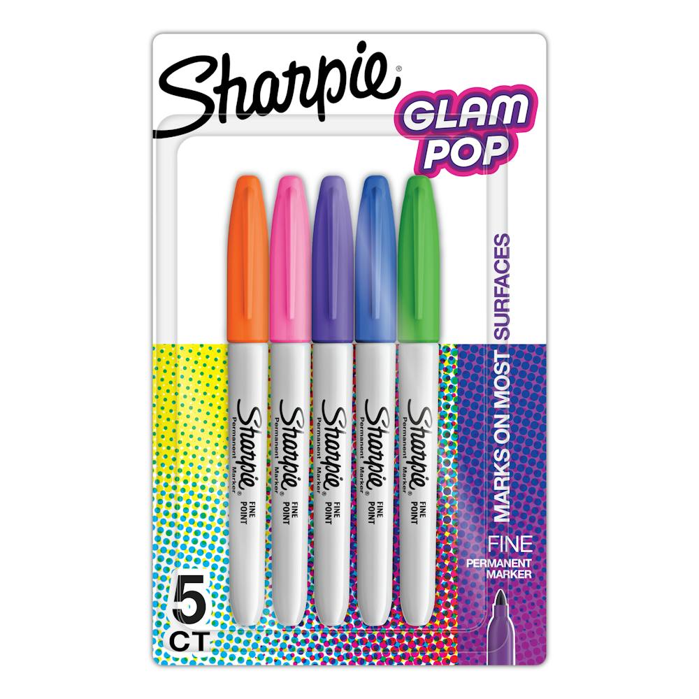 Sharpie Glam Pop Permanent Markers, Fine Point | Sharpie CA