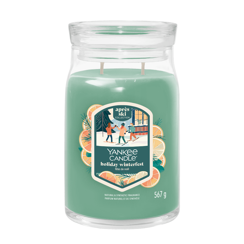 Holiday Winterfest Signature Large Jar Candle | Yankee Candle