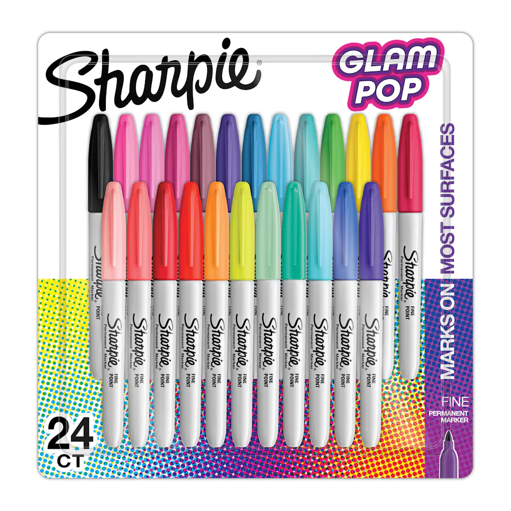 Sharpie Glam Pop Marcadores Permanentes, Punta Fina | Sharpie MX