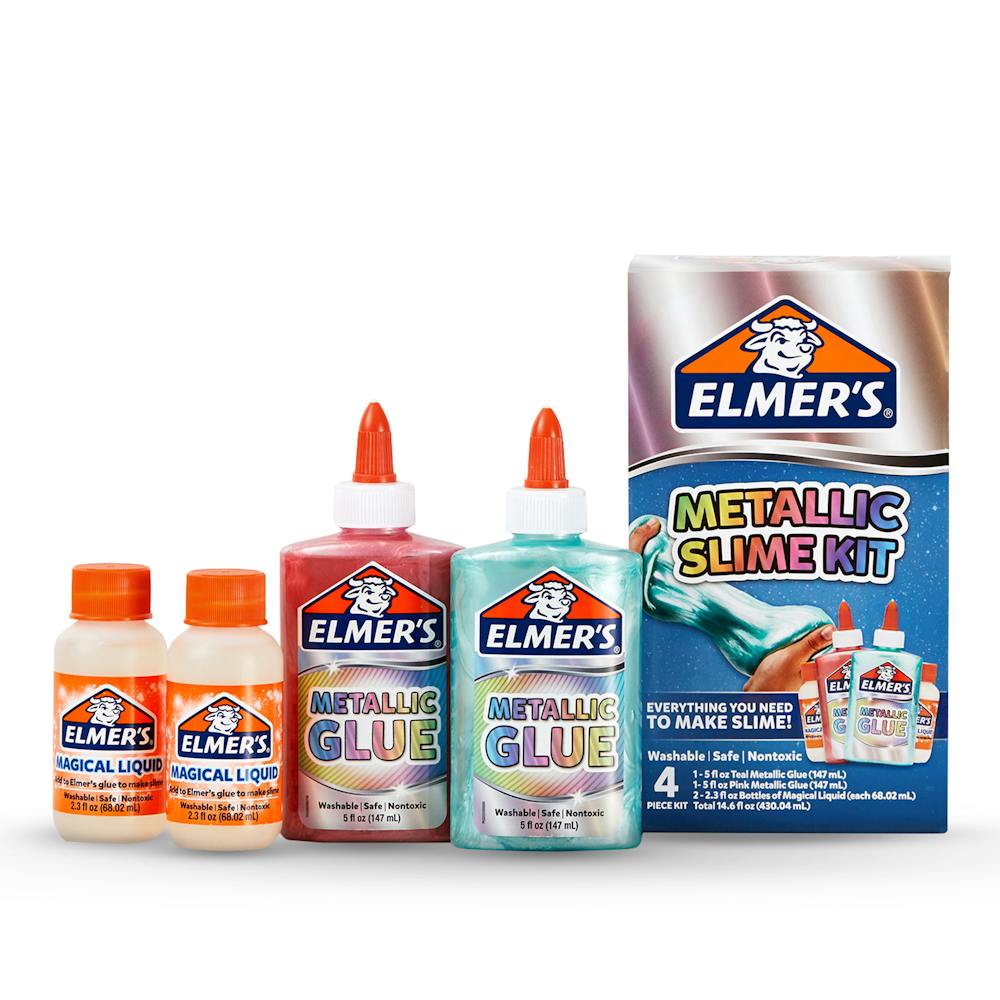 Elmer’s Metallic Slime Kit | Slime Supplies Include Elmer’s Metallic ...