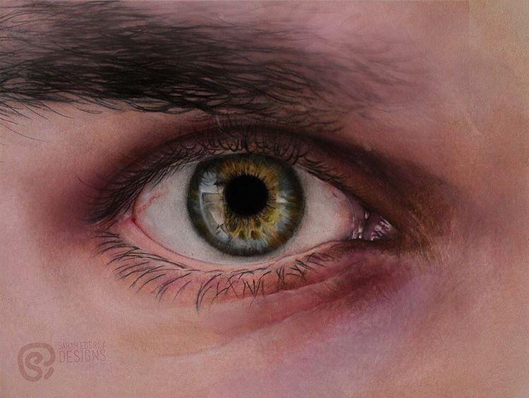 Eye drawing realistic store