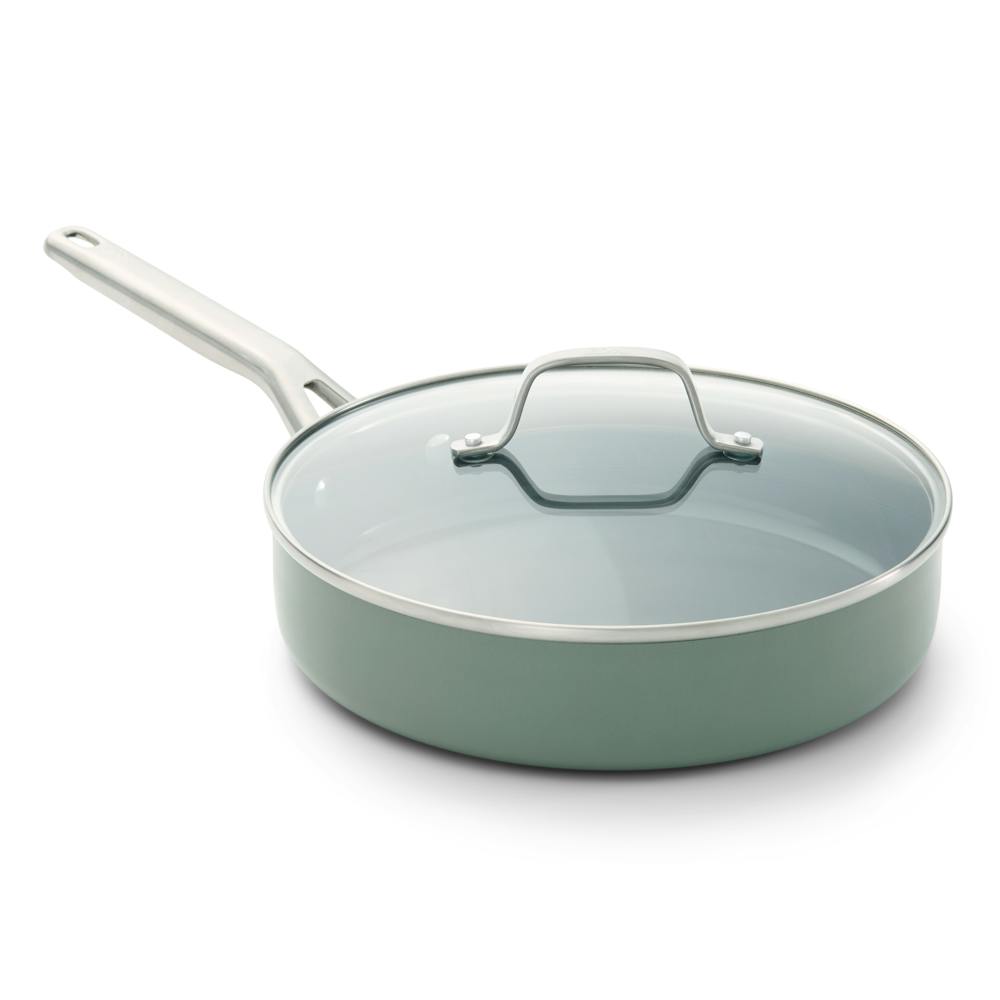 Calphalon® Ceramic Nonstick 3-Qt. Sauté Pan with Lid, Silver Ash ...